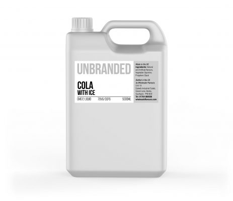 Unbranded Flavours, Cola with Ice 0mg Premix 5 Litre Wholesale ...